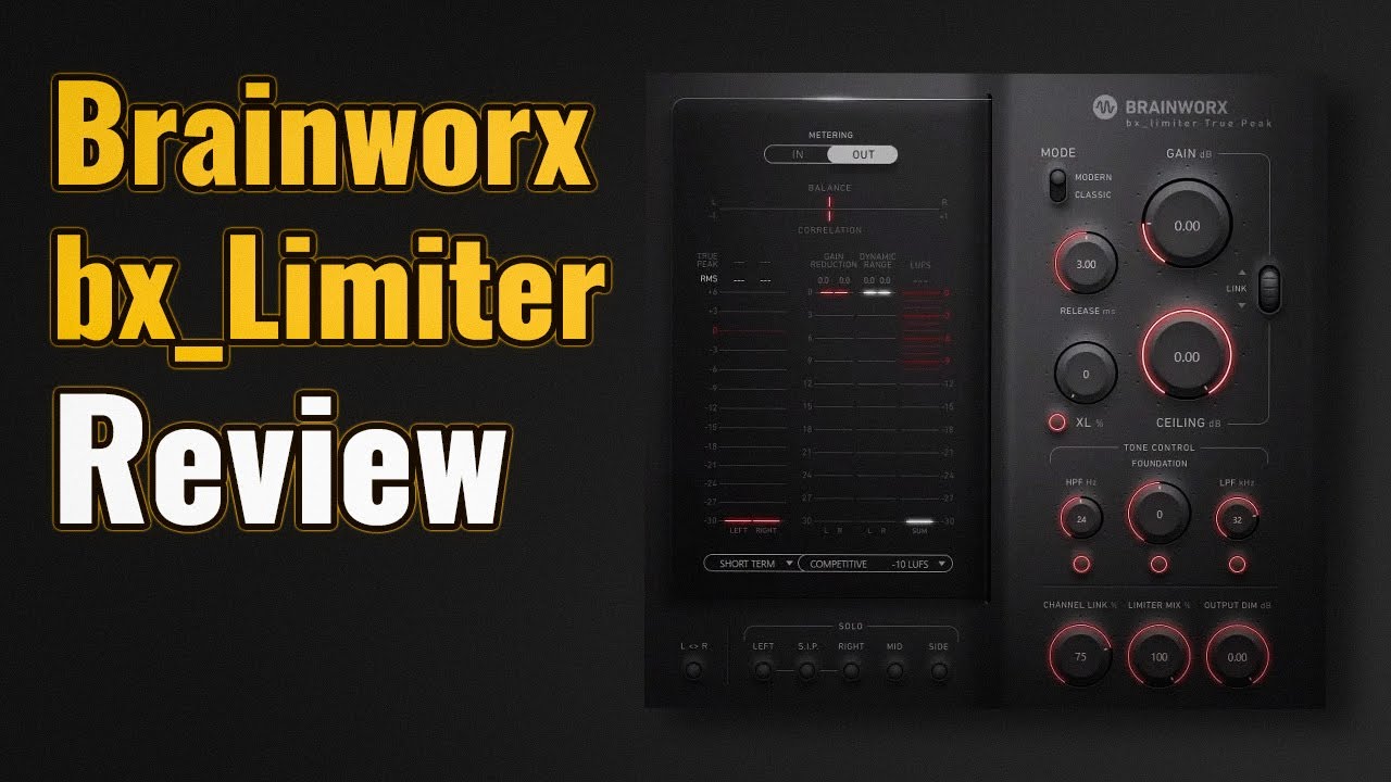 bx_limiter True Peak Without by Brainworx - YouTube