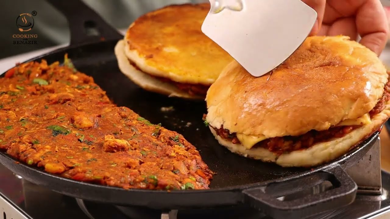 🍽️ Mumbai Famous Tawa Naanchap Recipe | Street Style Naan Chap by ...