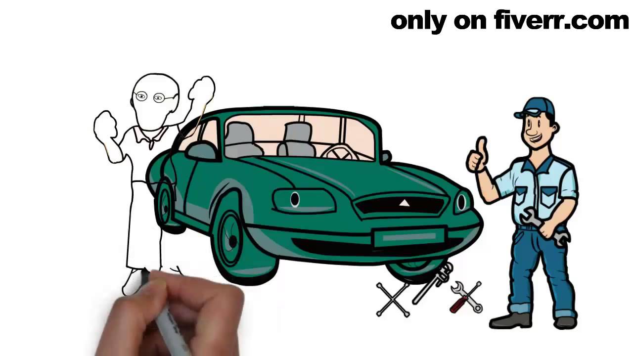 Auto Repair Whiteboard Animation for $5 - YouTube