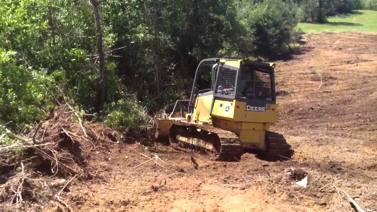 Dozer clearing for power lines 6 - YouTube