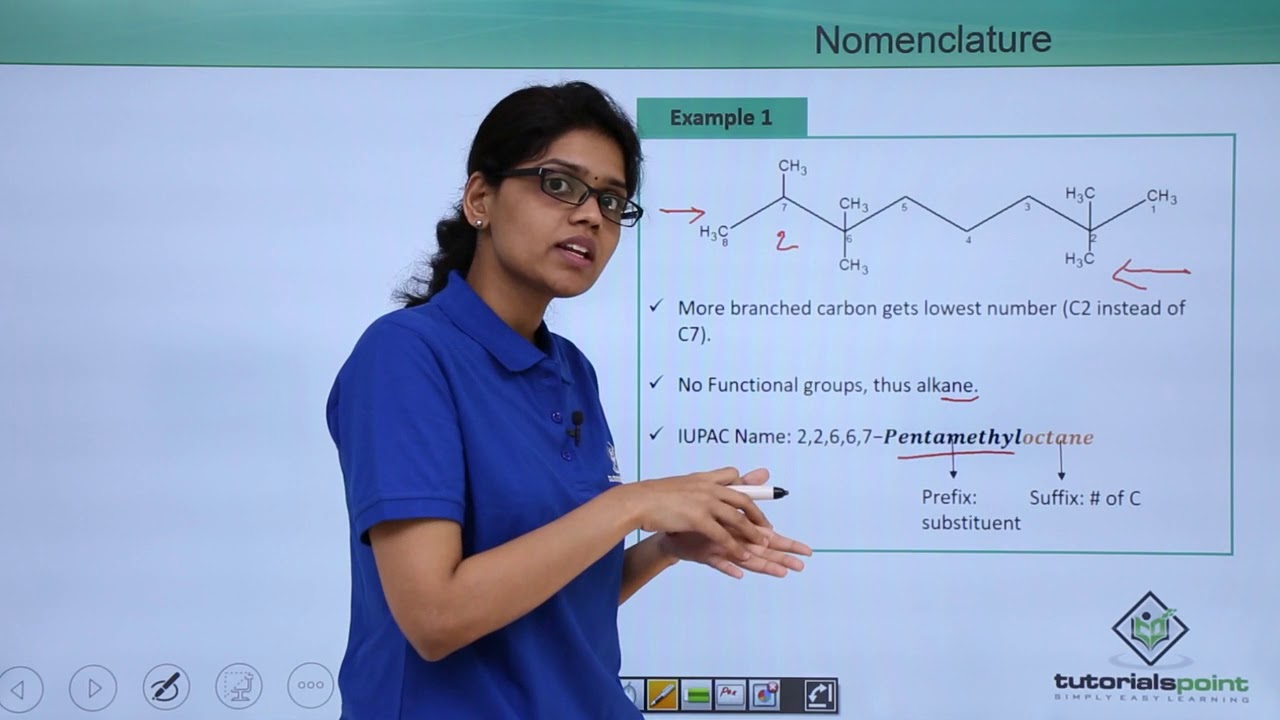 Class 11th – IUPAC Nomenclature – Examples | Basic Principles of ...