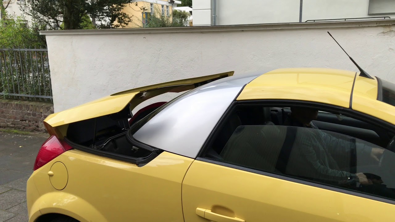PKW Faltdach (Twin Top) Opel öffnen und schließen Opel Tigra Twin Top ...