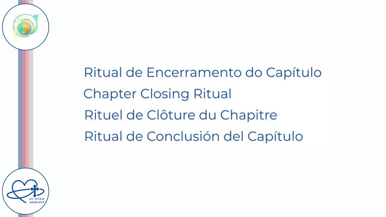 Chapter Closing Ritual 2025 (English) - YouTube