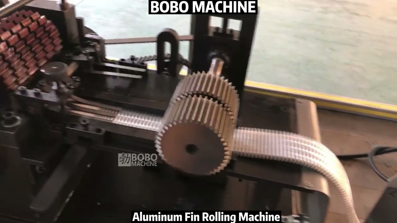 Aluminum Fin Rolling Machine - YouTube