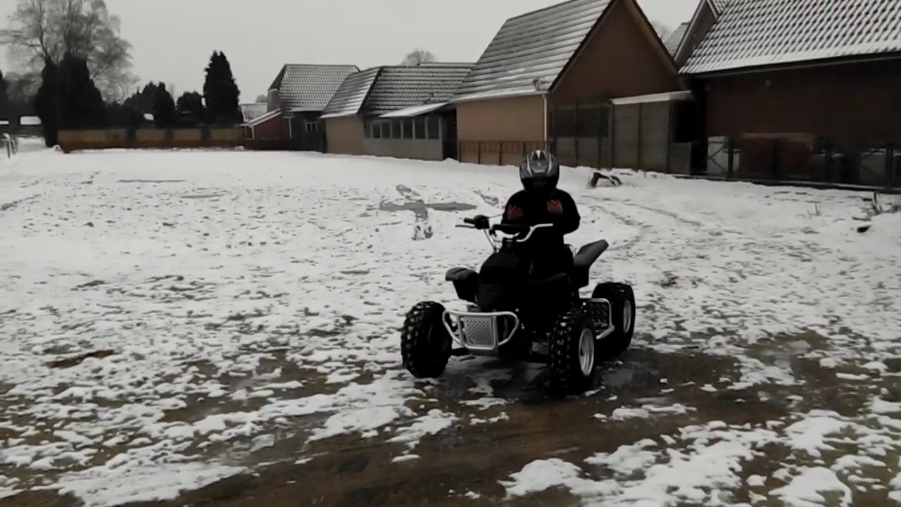 First ride on my apex 90 cc Quad - YouTube