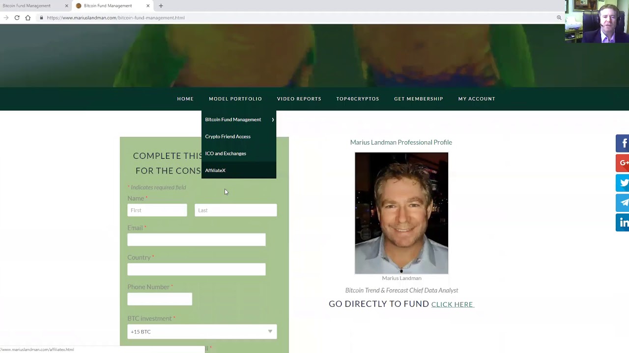 The Marius Landman Conservative Bitcoin Fund - YouTube