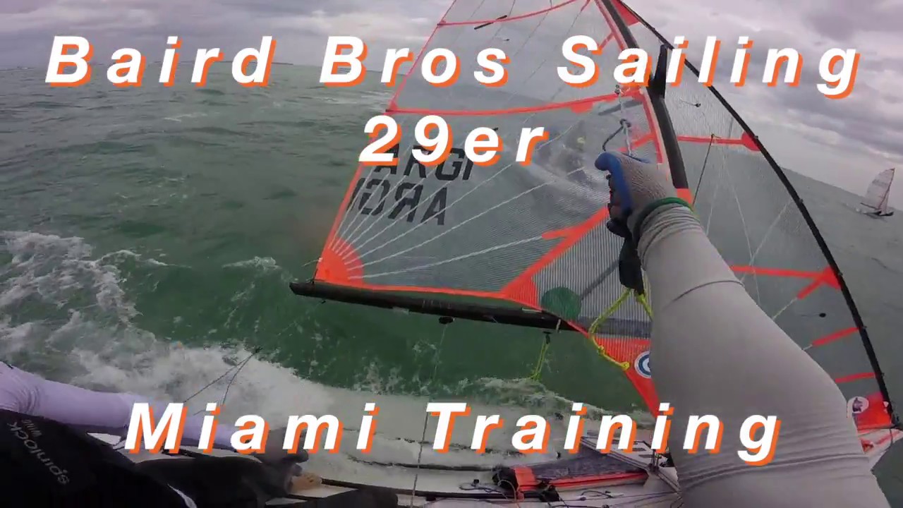 29er Sailing - Miami Training 2018 - YouTube