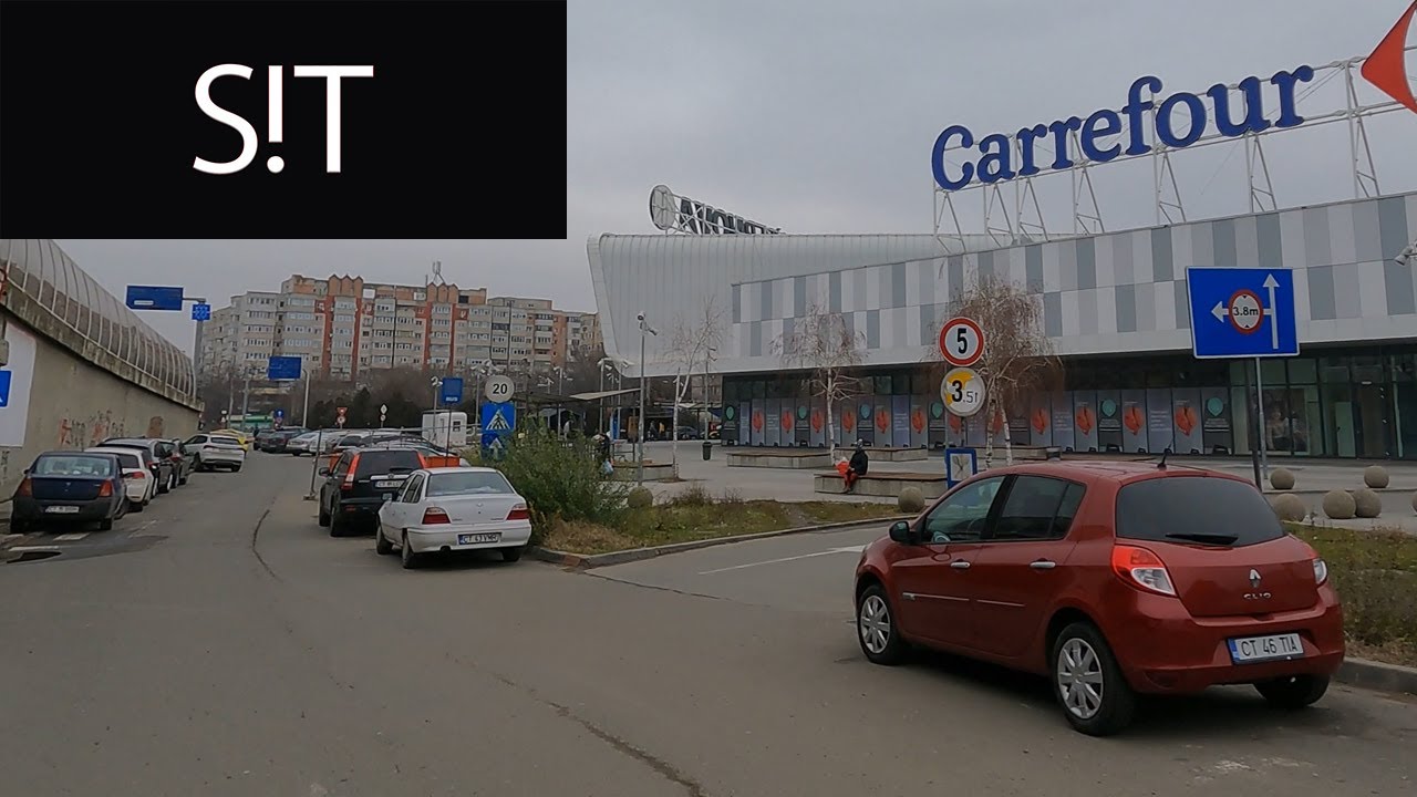 Zona Cet Catre Centru Comercial Supernova Constanta In Tarfic - YouTube