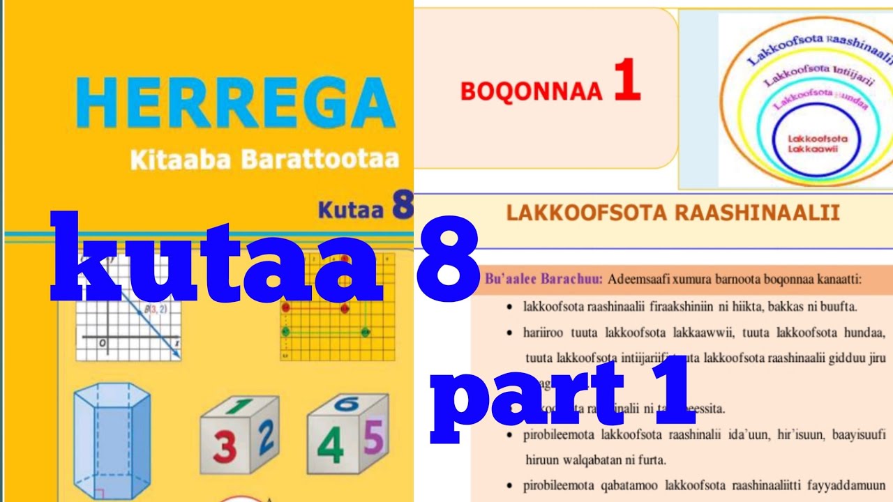 Herrega kutaa 8ffaa boqonnaa 1 part 1 - YouTube