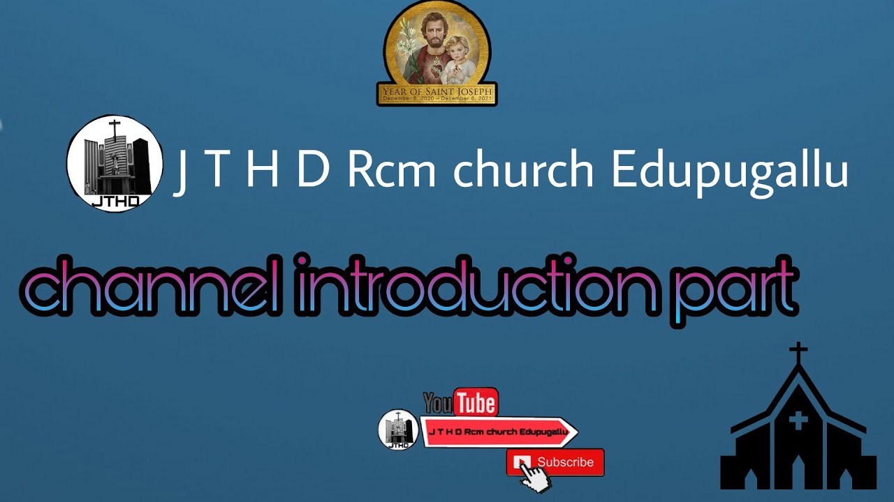 J T H D Channel introduction part|| #jthd #edupugallu || - YouTube
