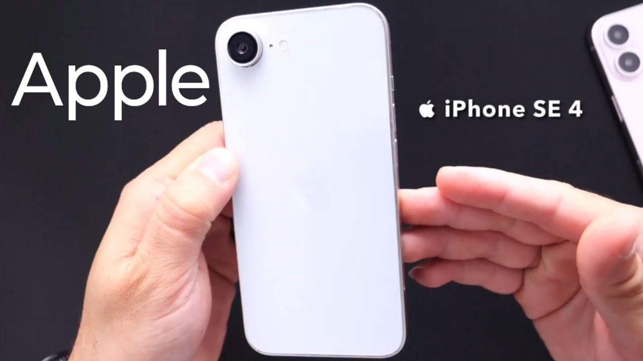 iPhone SE4 = iPhone 16e First Look⚡| Most Affordable iPhone Of 2025 | Apple iPhone SE 4 - YouTube