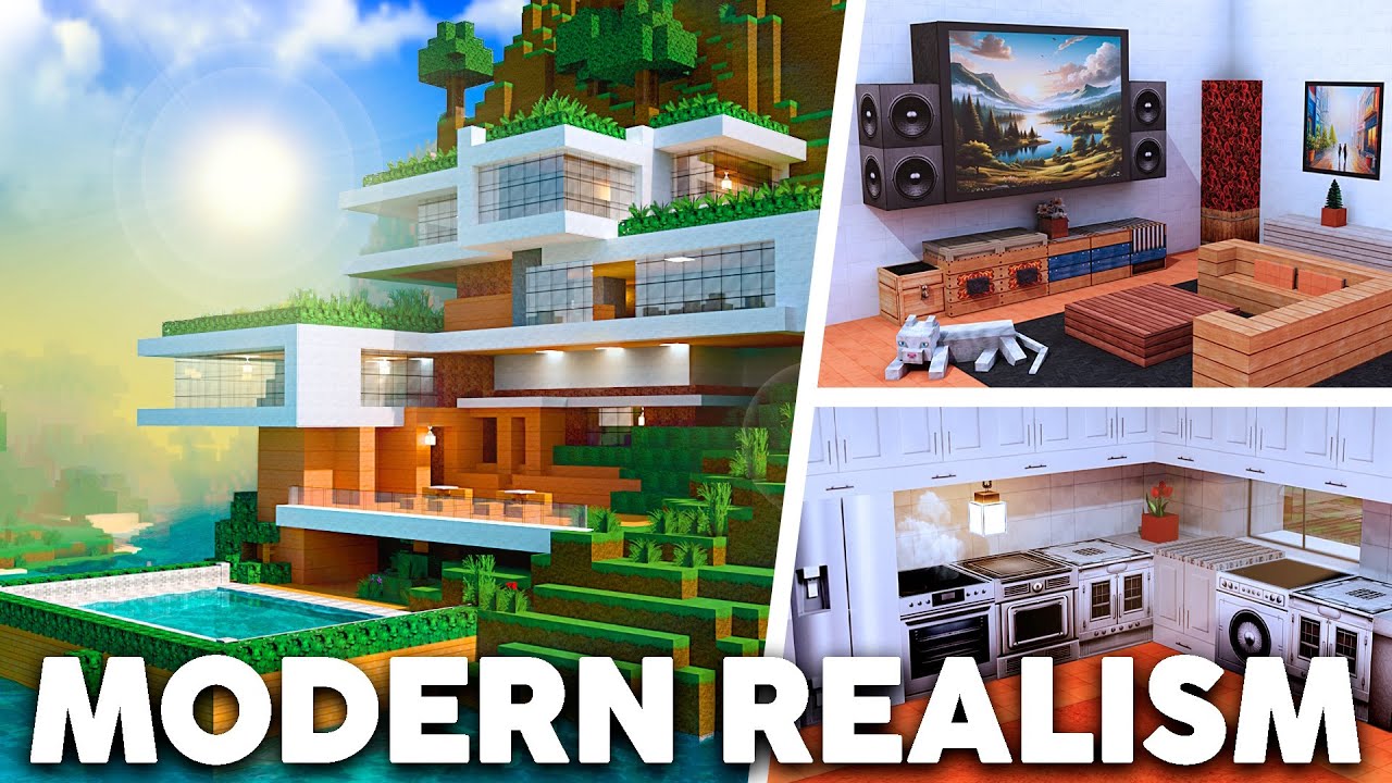 Modern Realism x128/x64 Texture Pack : A Minecraft Marketplace Trailer ...