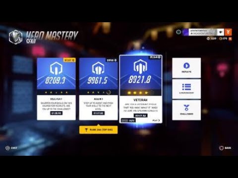 Overwatch 2 Hero Mastery part 66: Genji Recruit (All Mastery emblems ...