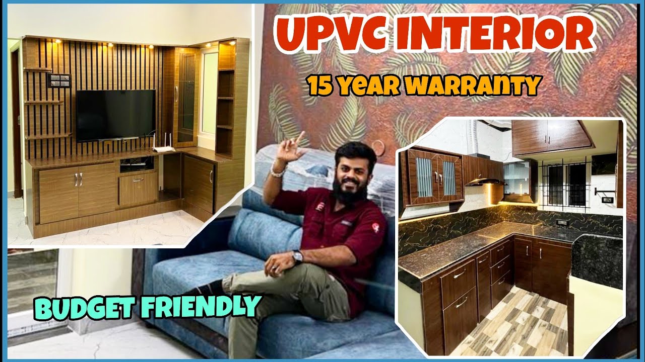 UPVC MODULAR KITCHEN @ELEGANT INTERIOR FROM COIMBATORE { 𝗯𝘂𝗱𝗴𝗲𝘁 ...