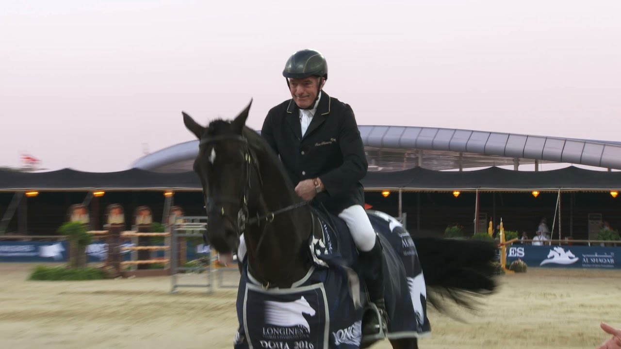 John Whitaker and Argento Legendary in Prelude to Grand Prix - YouTube