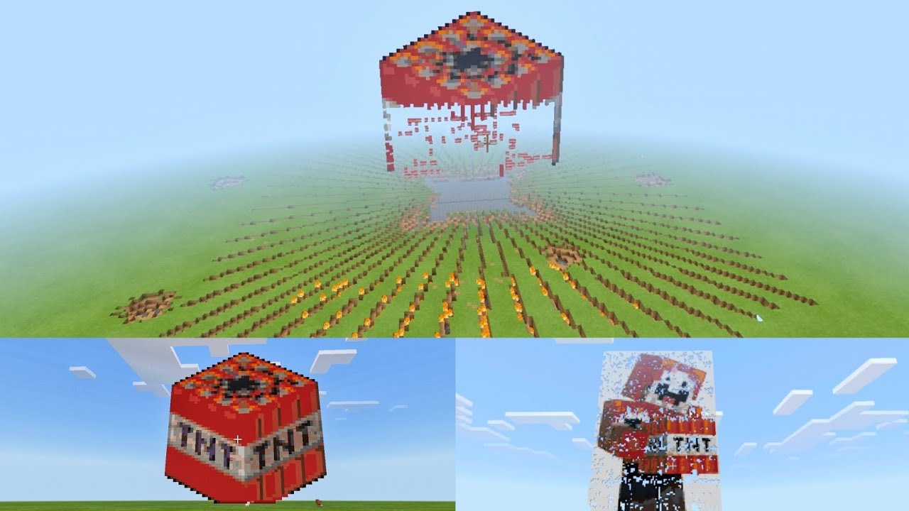 Biggest TNT Explosion Ever On Minecraft - YouTube