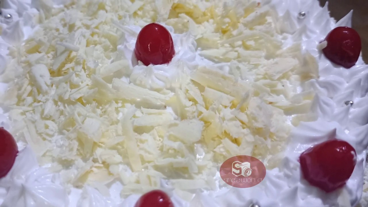 white Forest cake.how to make white Forest cake 🍰 - YouTube