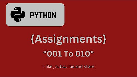 "PYTHON" ELZERO WEB SCHOOL - YouTube
