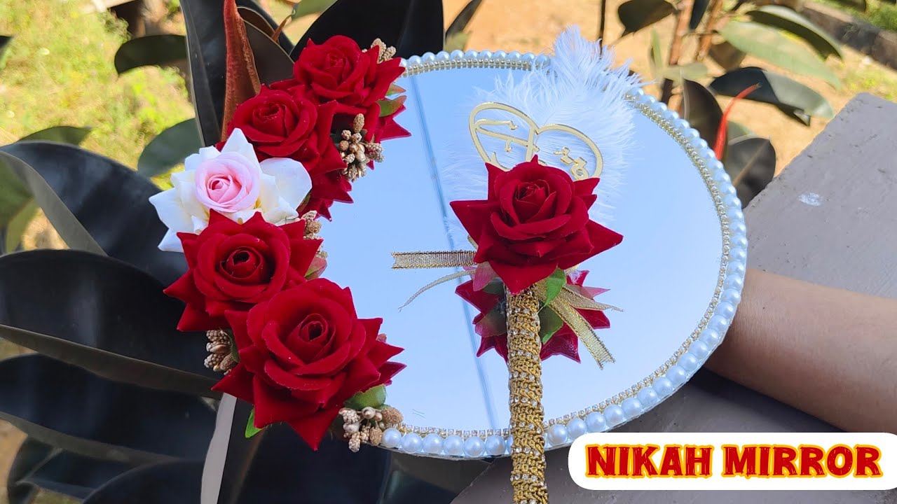 Nikah Mirror Making Tutorial Step by step/ Nikah mirror Diy # ...