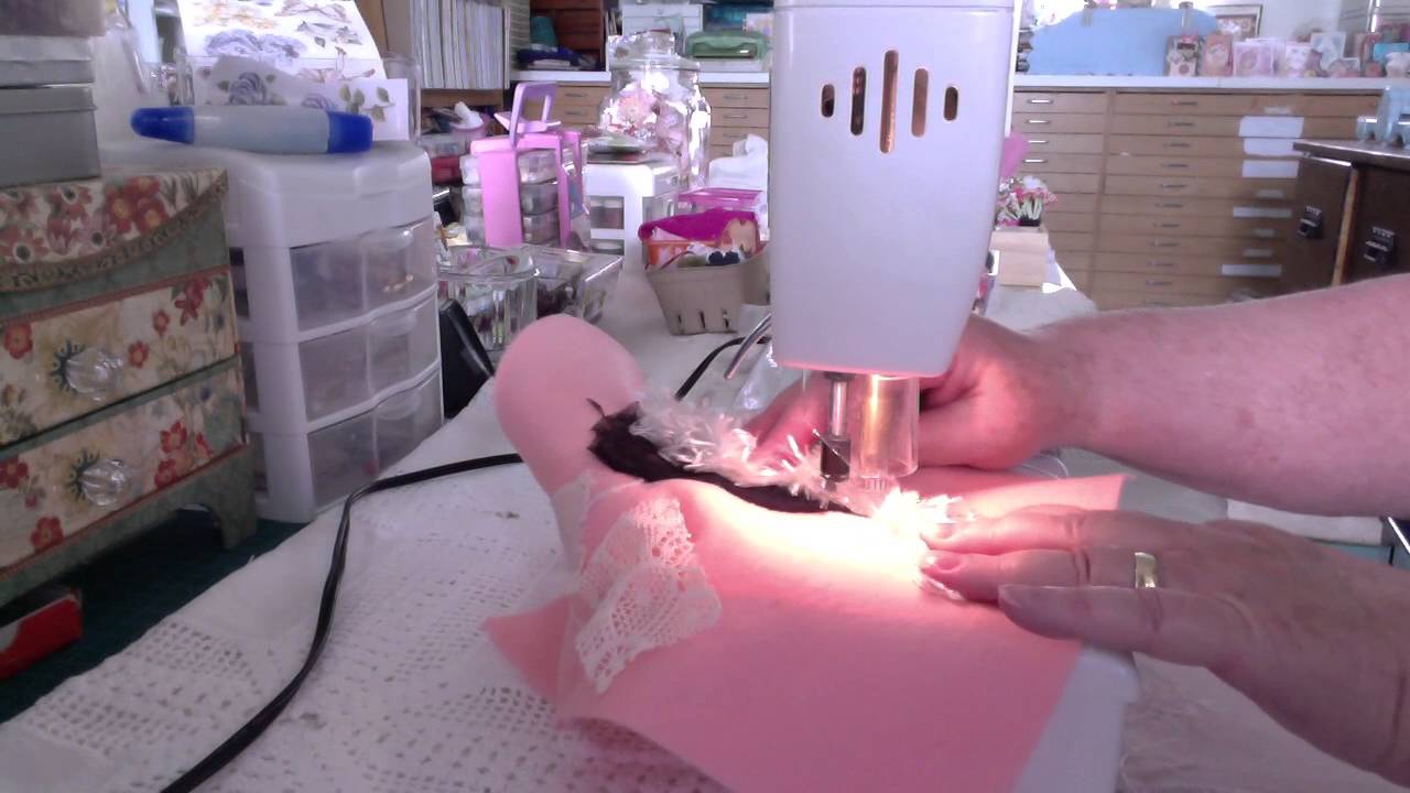 As promised small Demo on Embellishing Machine - YouTube