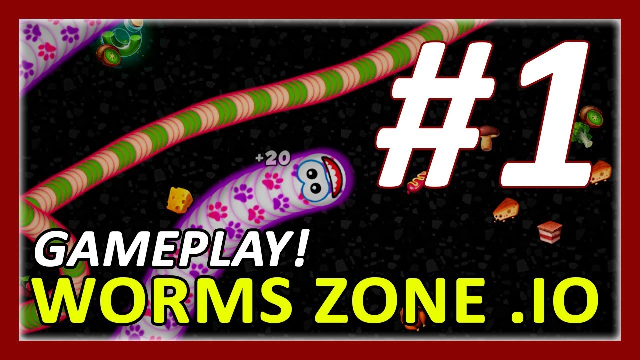 Worms Zone .io Gameplay Walkthrough Part 1 - YouTube