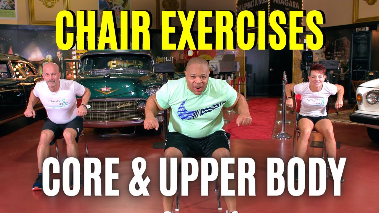 Seated Core and Upper Body Strength Workout for Seniors & Beginners ...
