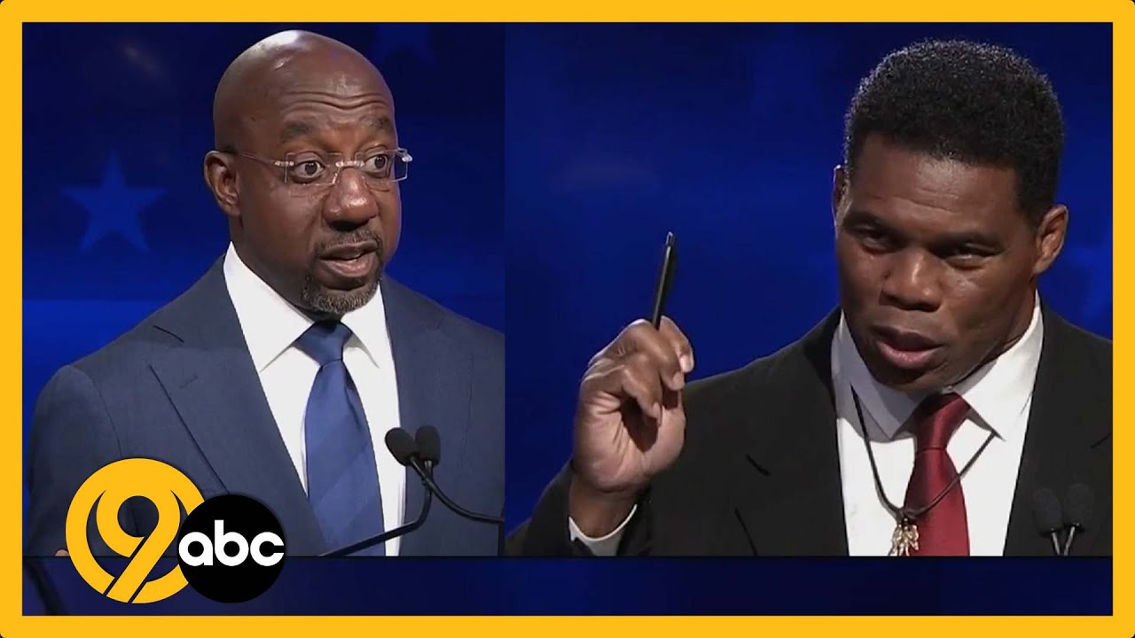 Warnock-Walker Georgia Senate Debate; Warnock-Walker get heated in ...