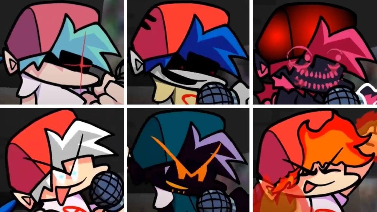 FNF - Confronting Yourself but everytime it's Fake BF turn a Different ...