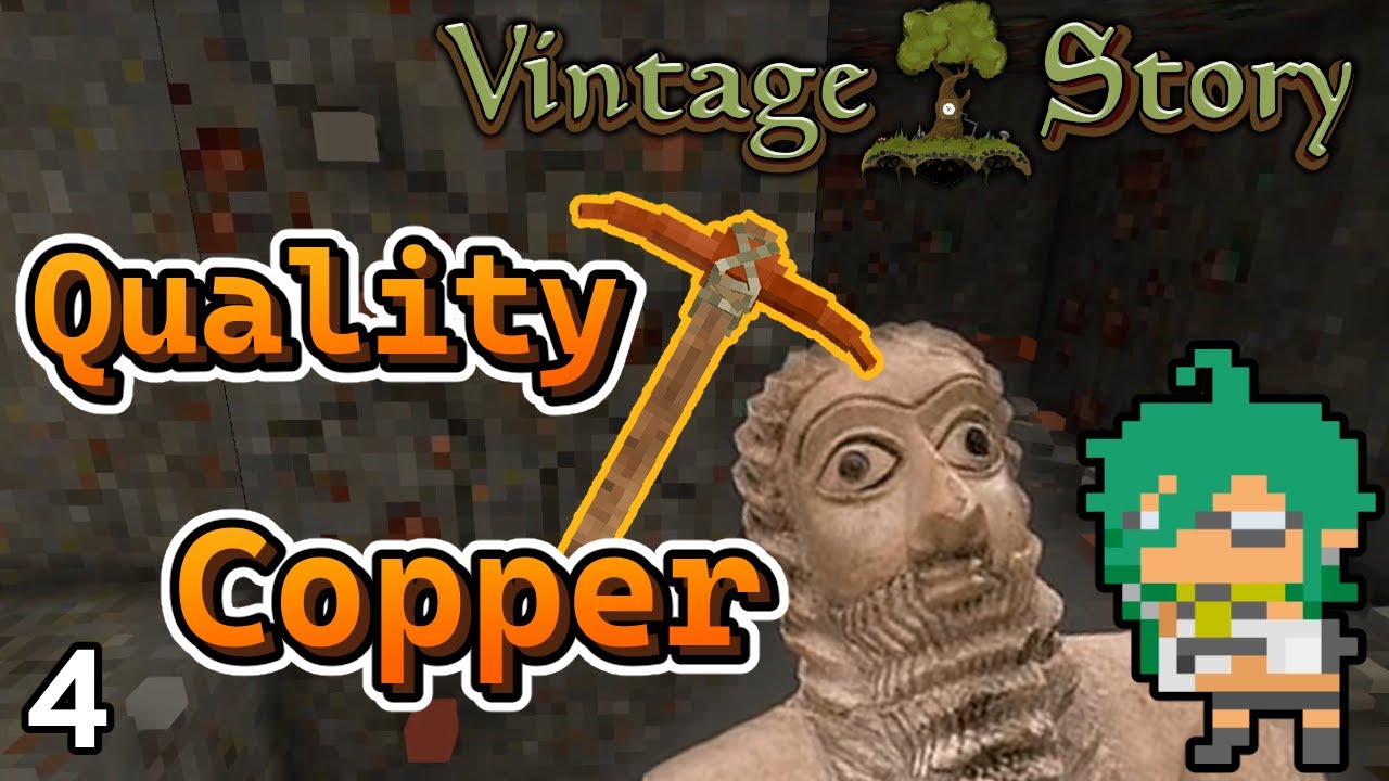 My first Copper Pick! | 4 | Vintage Story - YouTube