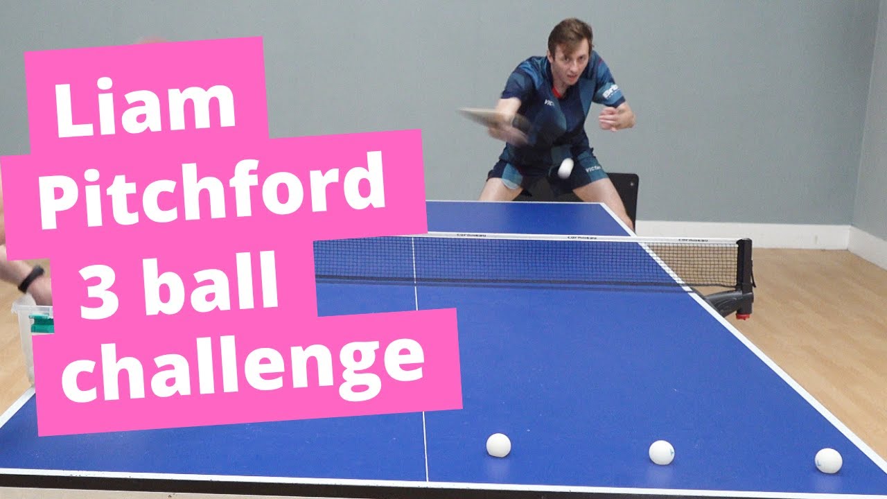 Liam Pitchford 3 ball challenge + competition winner announced - YouTube