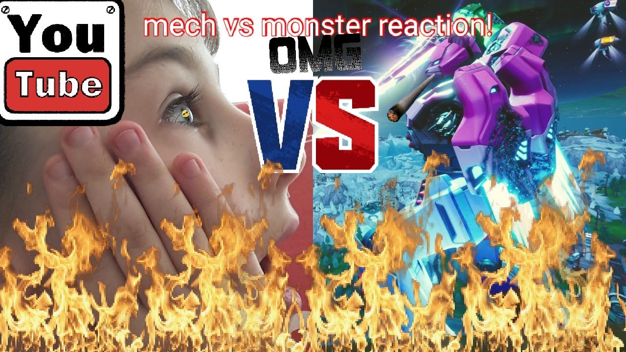 Mech VS monster fortnite battle royal! - YouTube