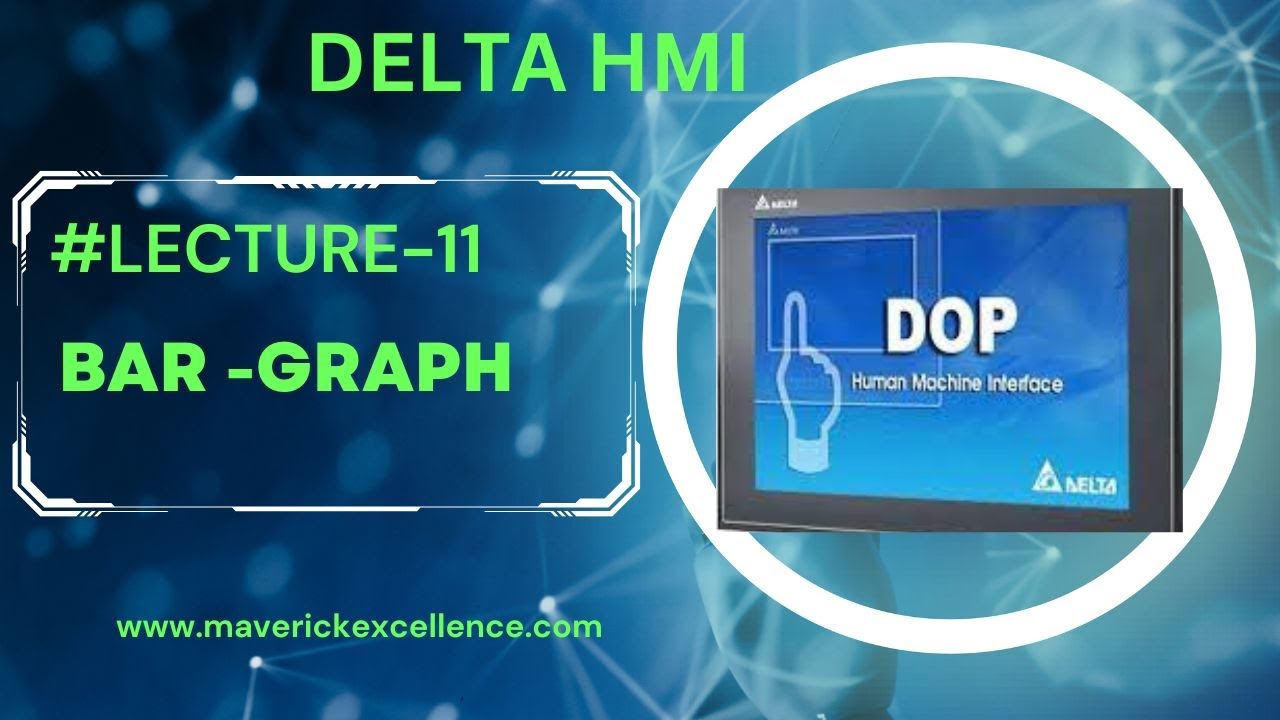 HOW TO DRAW BAR GRAPHS IN DELTA HMI | - YouTube