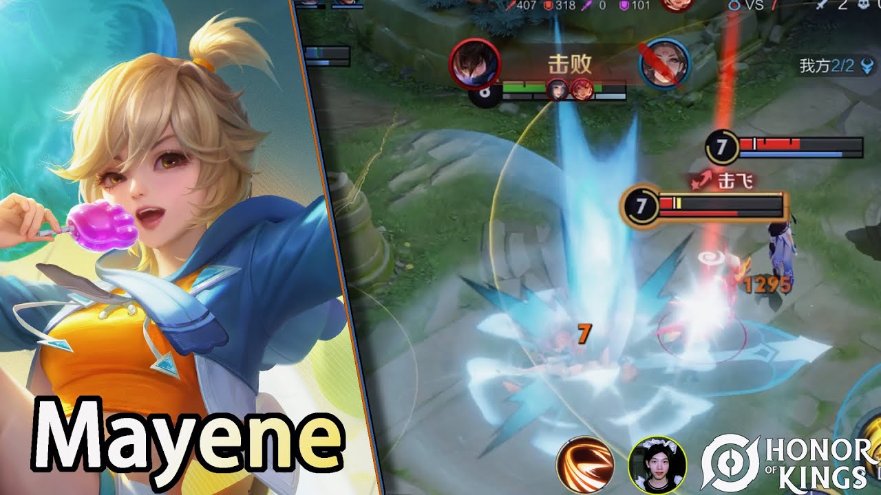 Honor of Kings （Mayene）Mayene is a powerful hero.｜Mayene é um herói ...