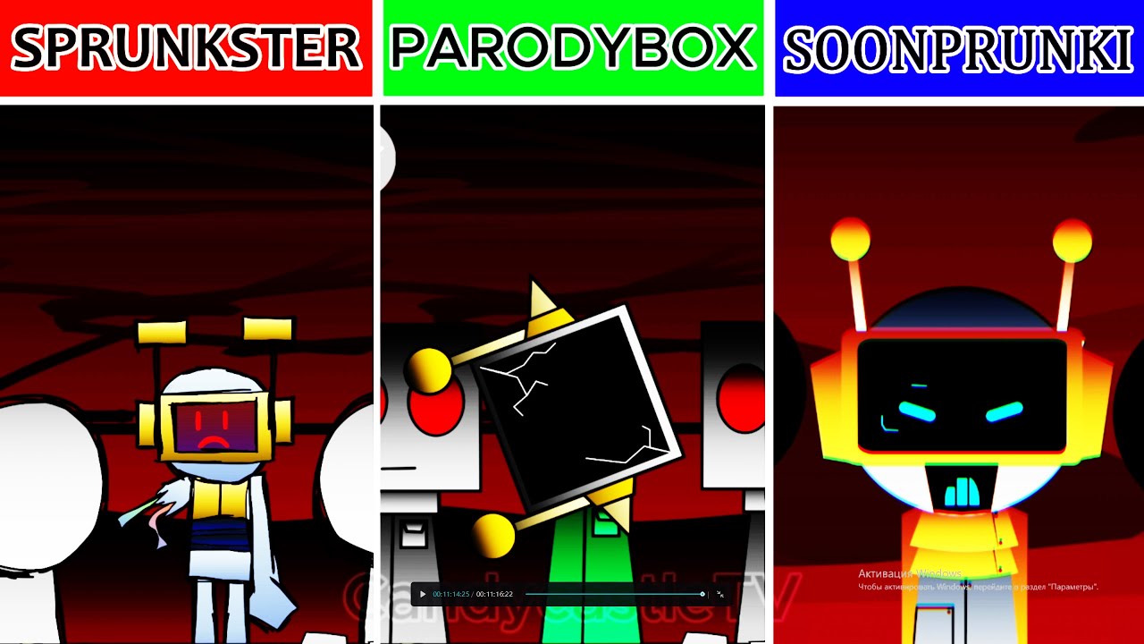 Incredibox : Sprunkster Vs. Sprunki Parodybox Vs. Soonprunki |Special ...