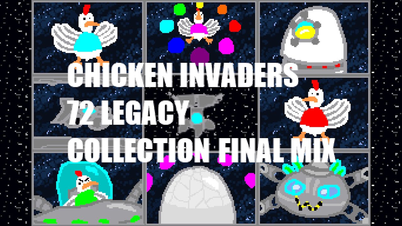 CHICKEN INVADERS 72 Legacy Collection Final Mix - Playthrough, All ...