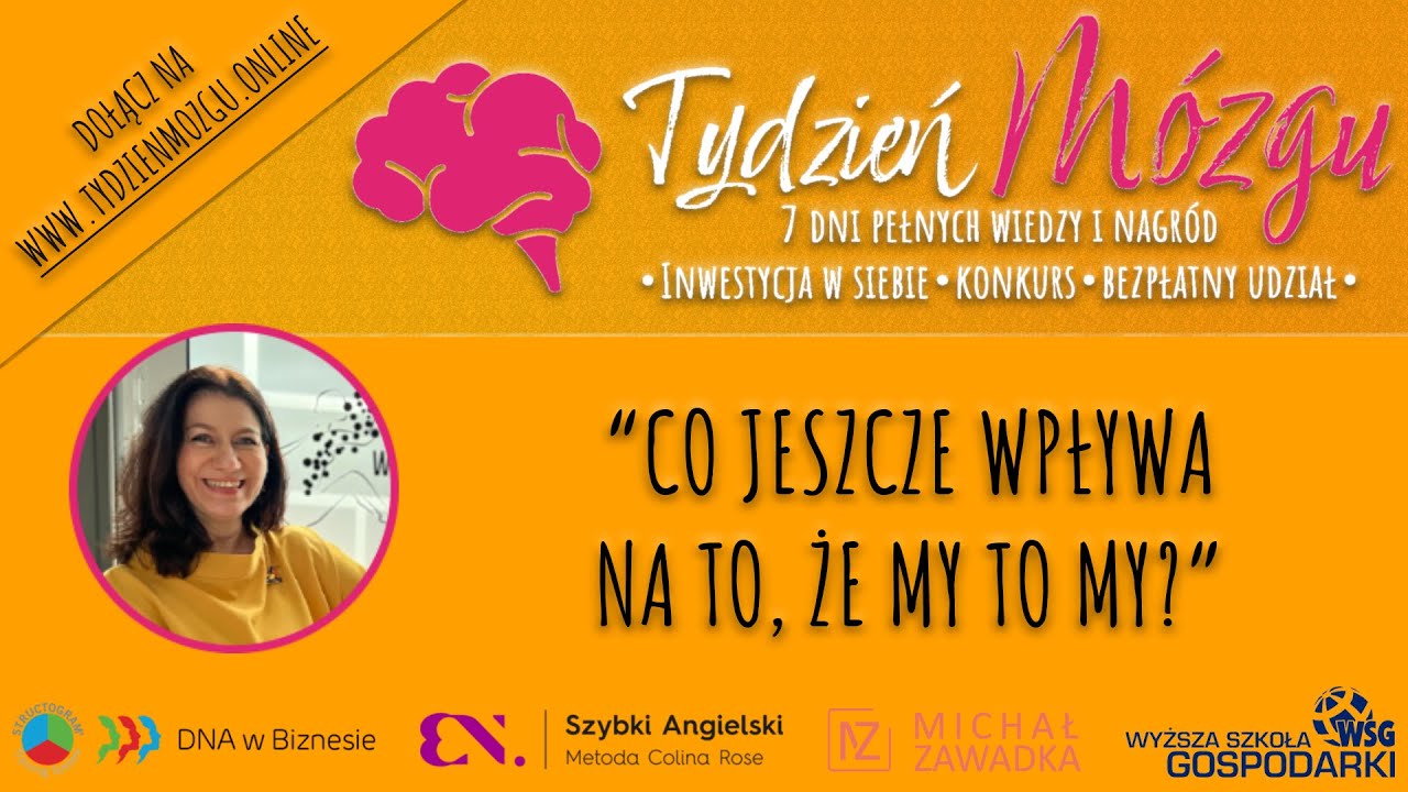 "Co jeszcze wpływa na to, że my to MY?" Katarzyna Polachowska [TM23 D2 ...