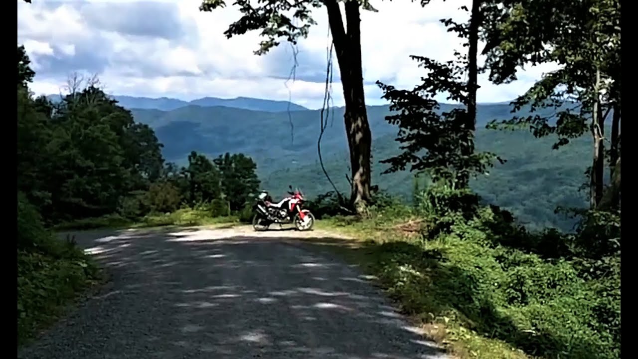 Dual sport ride to Lovelady Gap near Big Stone Gap, Va. on Honda Africa ...
