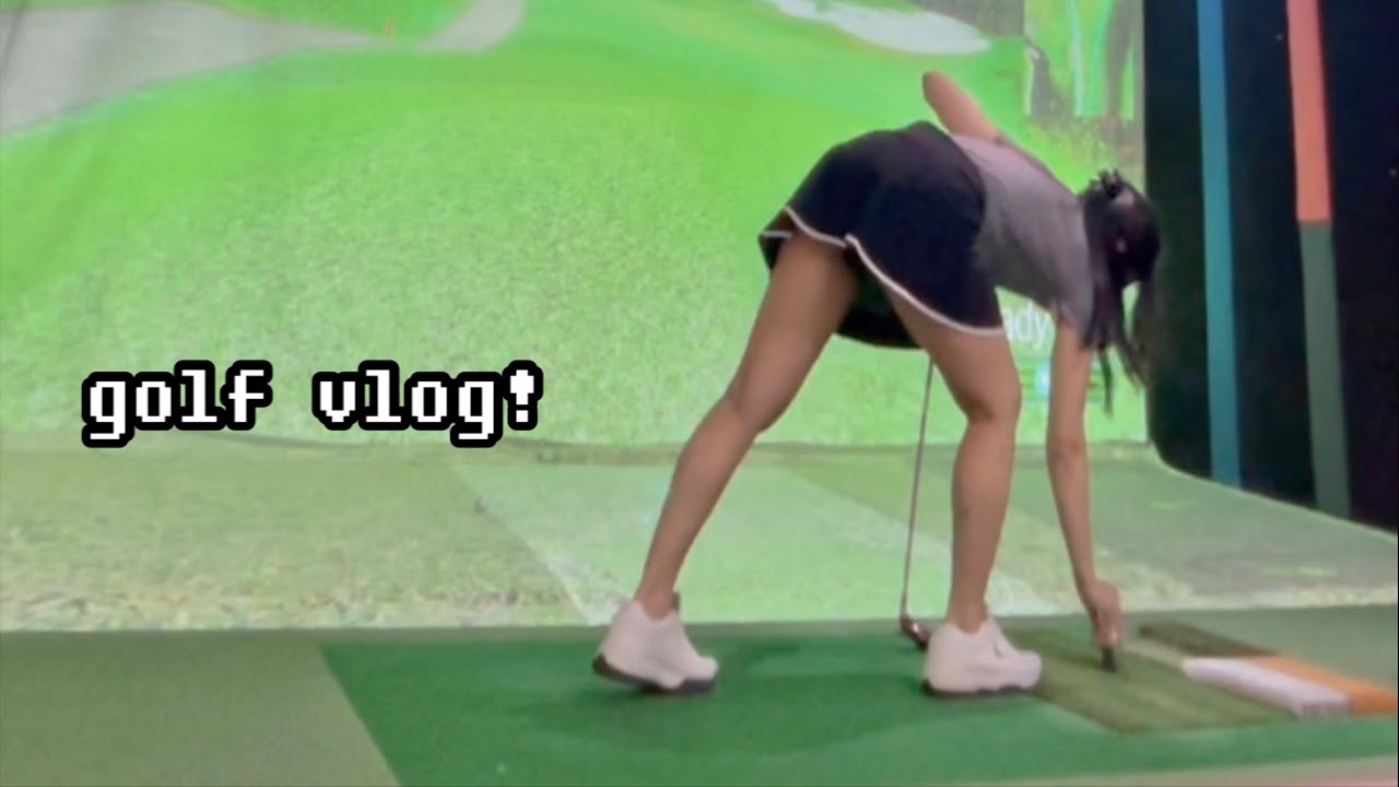 사실 골프 잘하는데 못치는 척 하는 거예용 🏻 스크린골프 Youtube