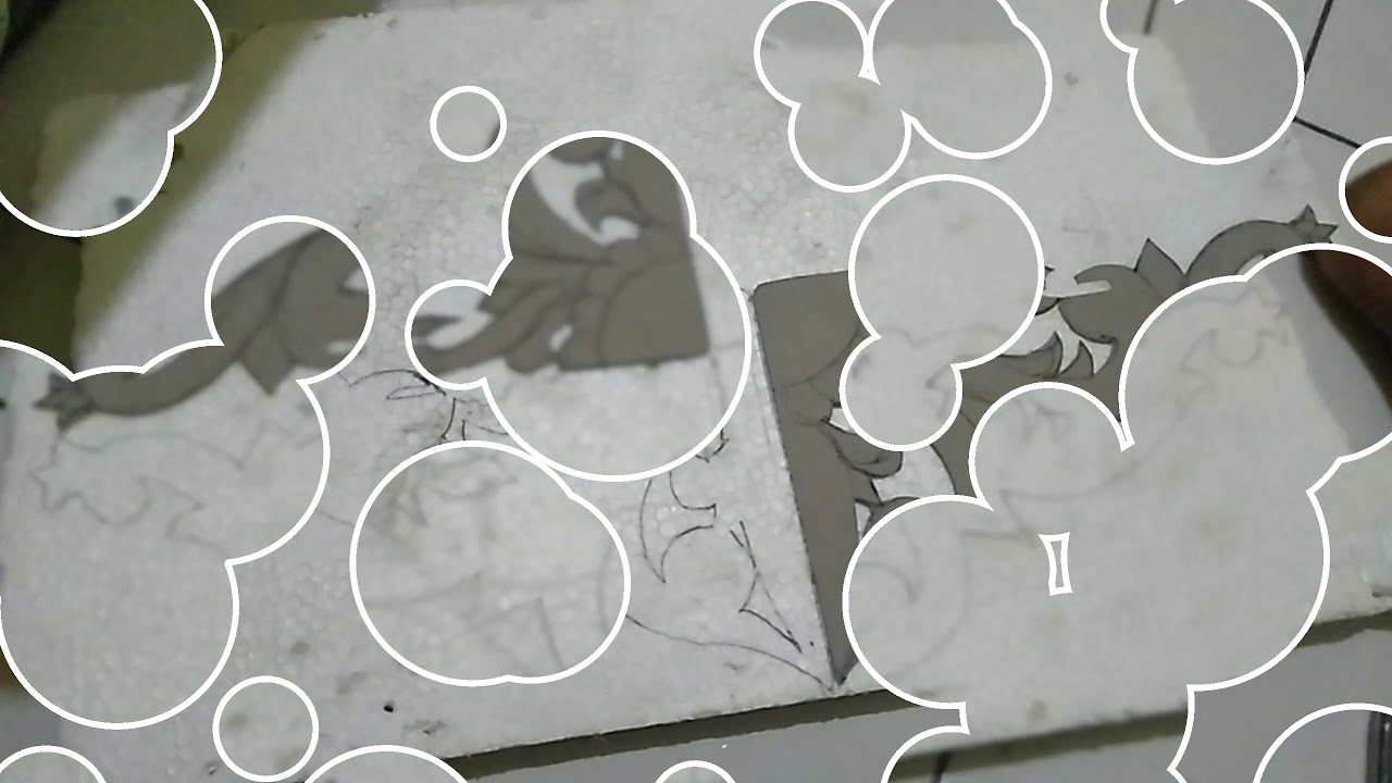 Cara bikin ukiran dari styrofoam - YouTube