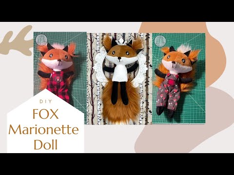 DIY Fox Marionette Doll - YouTube