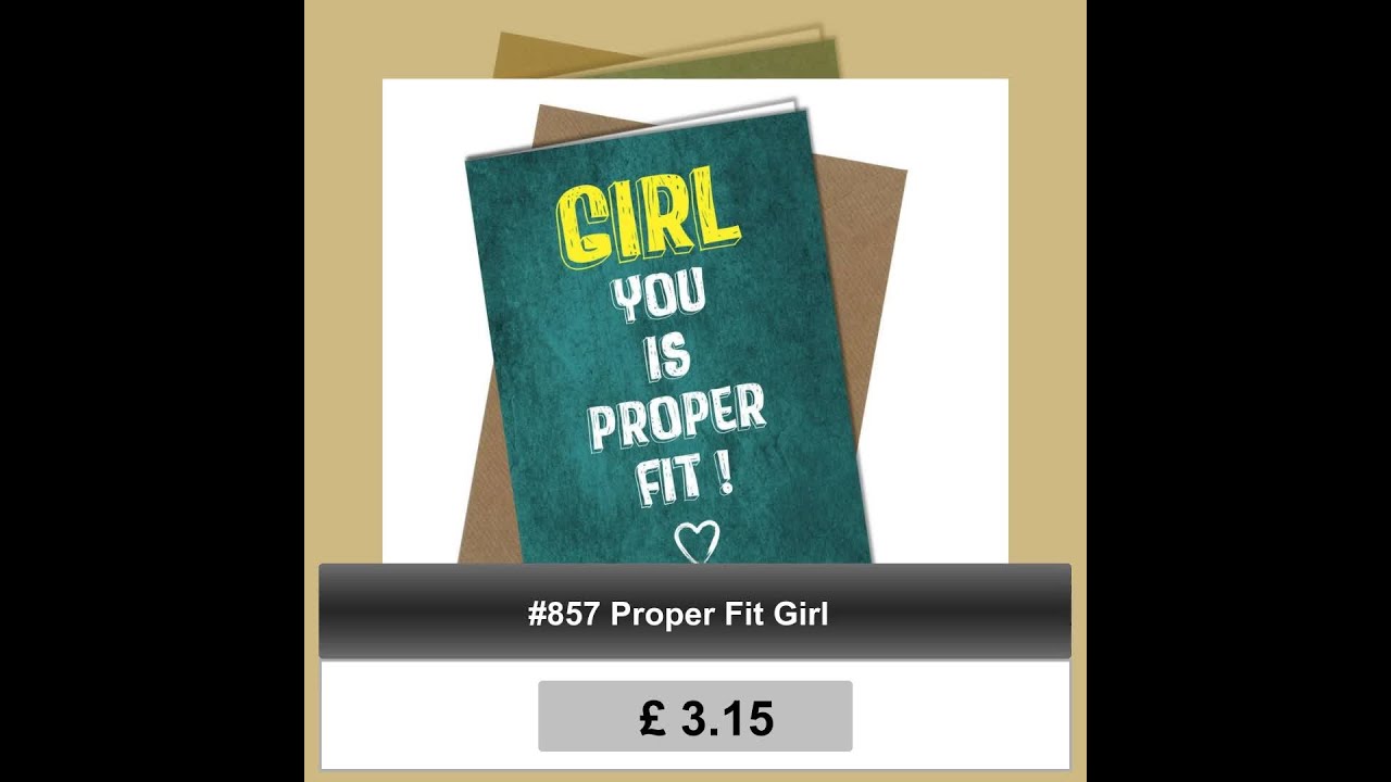 #857 Proper Fit Girl - YouTube