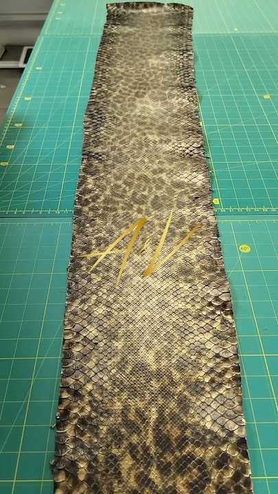 The complete process of making a new pythons skin phone case for new ...