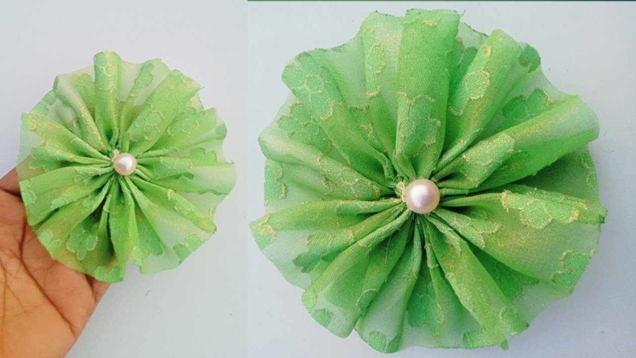 Amazing Fabric Flower Hacks |Cloth Flower Making | Kapda Se Phool ...