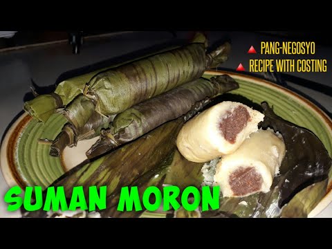 SUMAN MORON | Chocolate suman moron | PANG NEGOSYO RECIPE | Recipe with ...