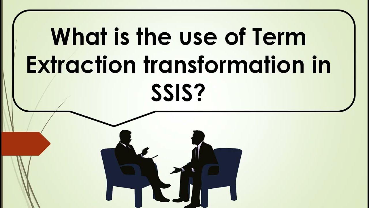 What is the use of Term Extraction transformation in SSIS - YouTube