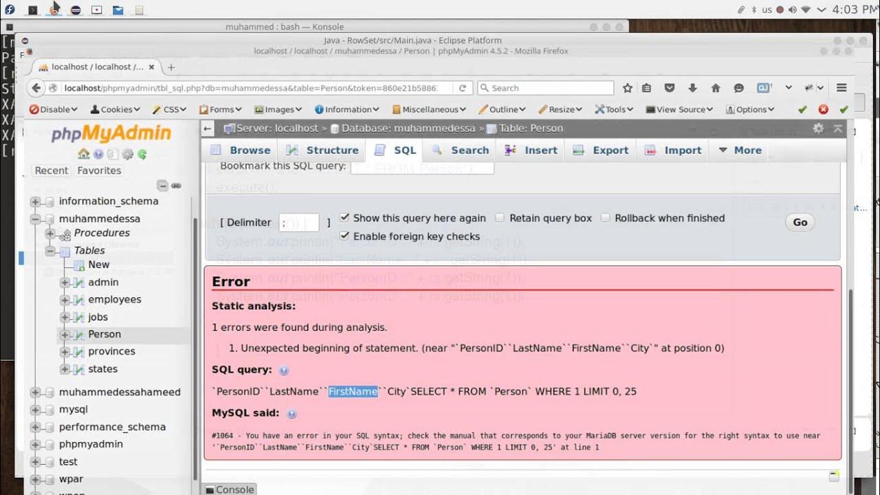54 JAVA JDBC DataBases RowSet - YouTube