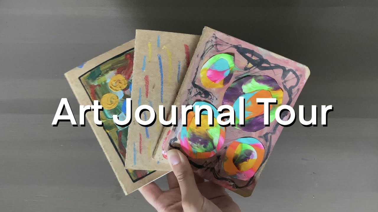 art journal tour :)))) - YouTube