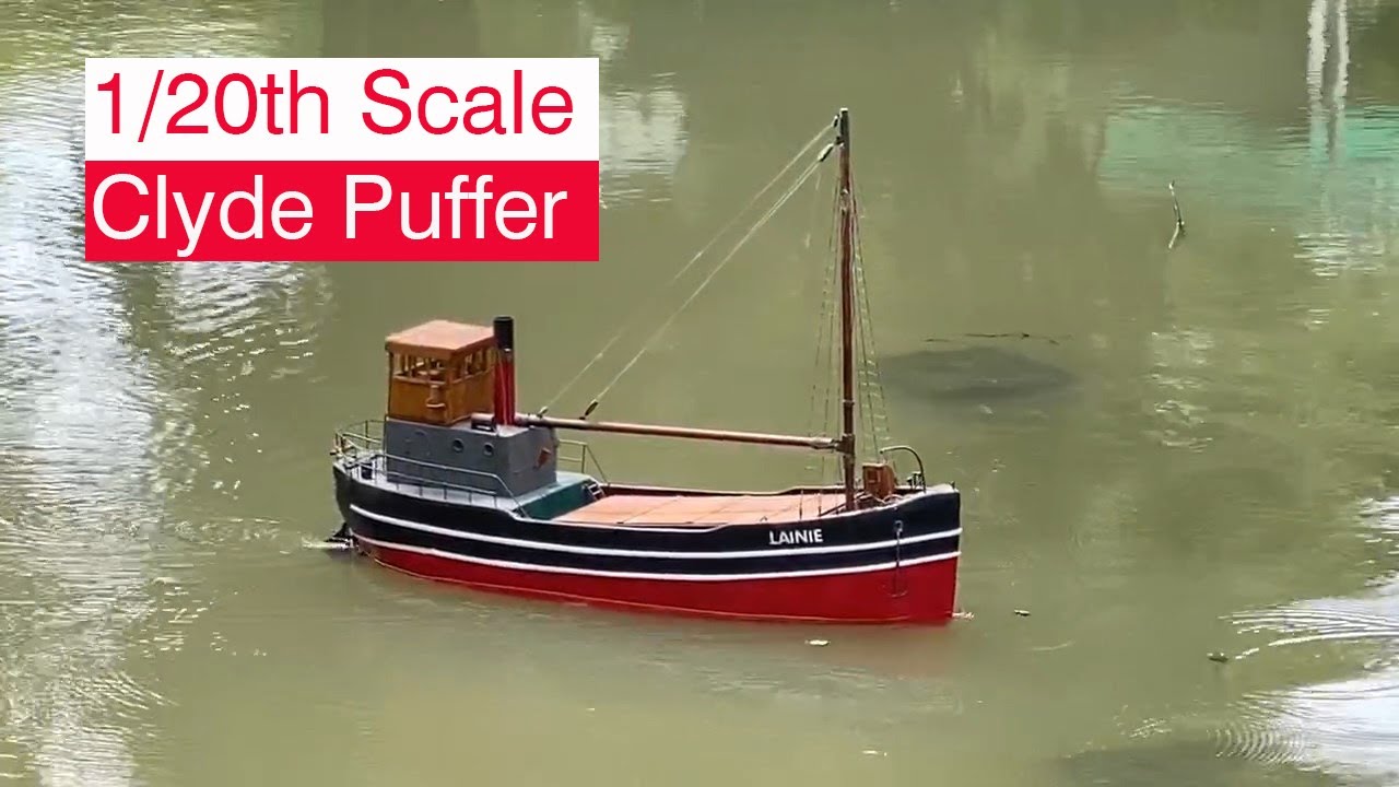 Model Steamship Scratch Build - Clyde Puffer 1m (40") Large RC Boat ...