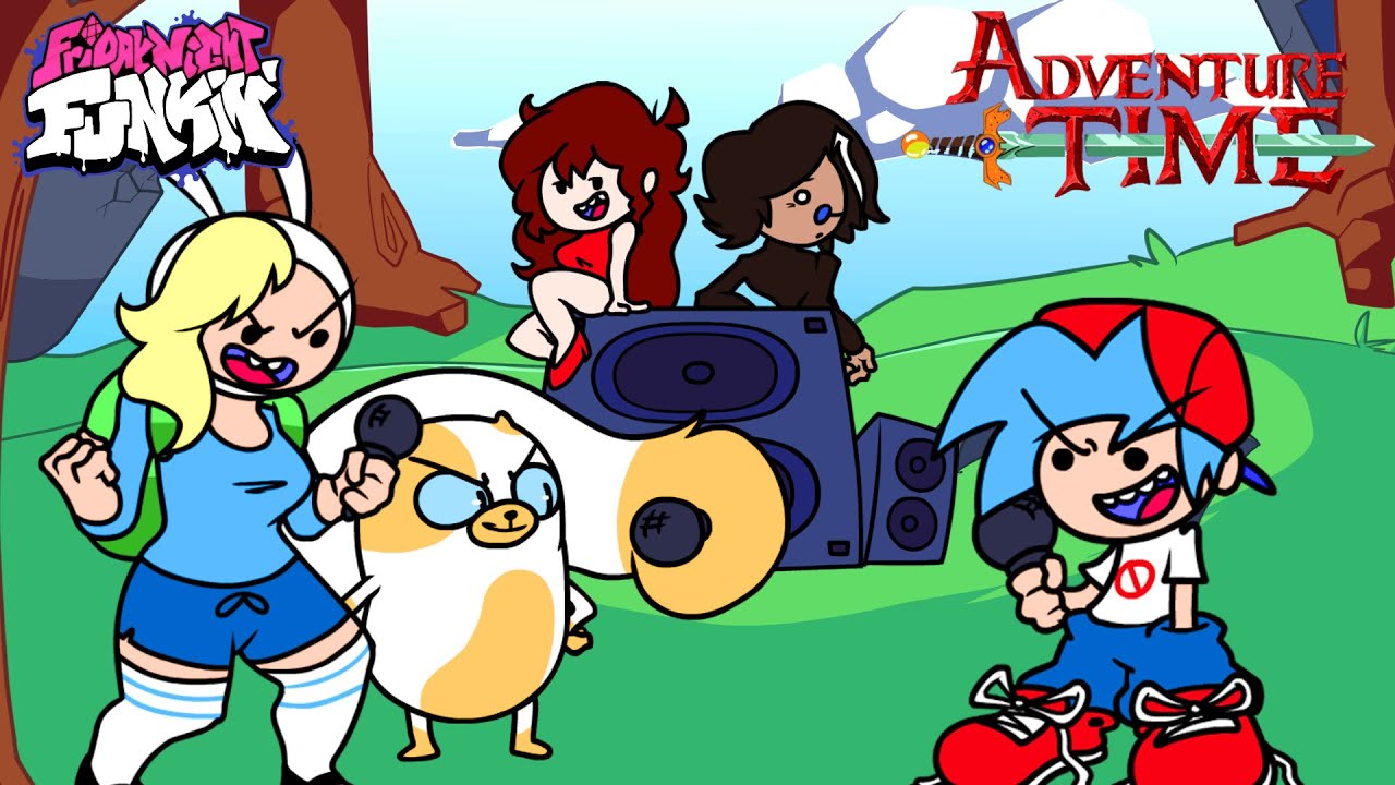 FNF: VS Fionna and Cake // Aventure Time [Botplay] Friday Night Funkin' - YouTube