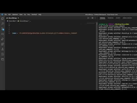 Crear un bot con python en discord (2022) - YouTube